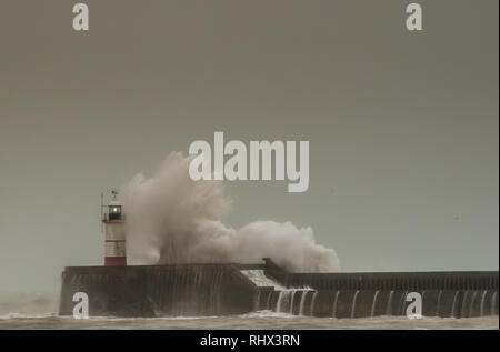 English Channel in Newhaven, East Sussex, England in autumn Stock Photo ...