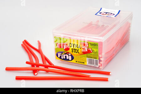 Confectionary, dyna stix, tiger tongues, paint brush lollies, candy ...