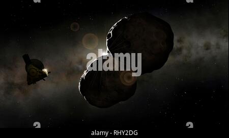 Artwork of Ultima Thule Stock Photo - Alamy