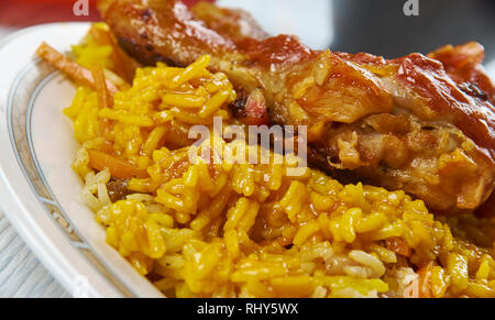 Bukhari Rice, Arabic as Ruz al Bukhari, aromatic and flavorful Middle ...