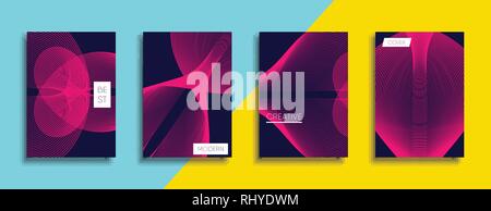 Minimal Vector cover designs. Future Poster template Stock Vector Image ...