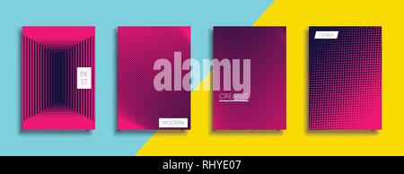 Minimal Vector cover designs. Future Poster template Stock Vector Image ...