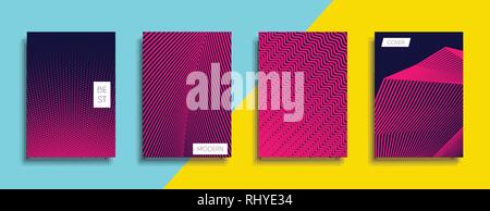 Minimal Vector cover designs. Future Poster template Stock Vector Image ...