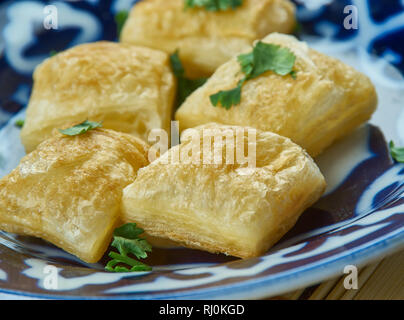 Boortsog, fried dough food, Kyrgyz cuisine, Traditional assorted dishes ...