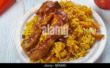 Bukhari Rice, Arabic as Ruz al Bukhari, aromatic and flavorful Middle ...