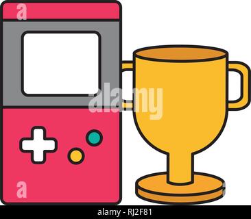 Gamification, online gaming competition vector illustration. Cartoon ...