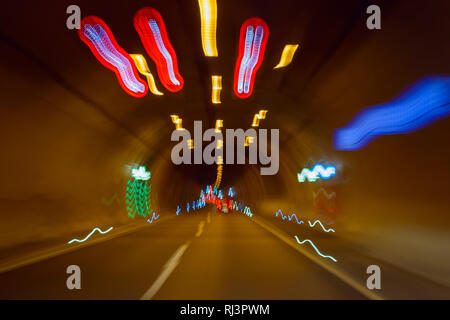 Drive through Road Tunnel, Austria Stock Photo - Alamy