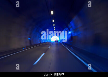 Drive through Road Tunnel, Austria Stock Photo - Alamy
