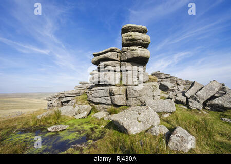 England, Devon, Dartmoor, Great Staple Tor Stock Photo - Alamy