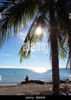 Fishing. Key Biscayne. Miami. Florida. USA Stock Photo - Alamy