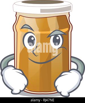 Smiley creamy butter cartoon character design wearing headphone Stock ...