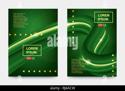 Neon splash artistic cover design. Fluid holographic gradient explosion ...