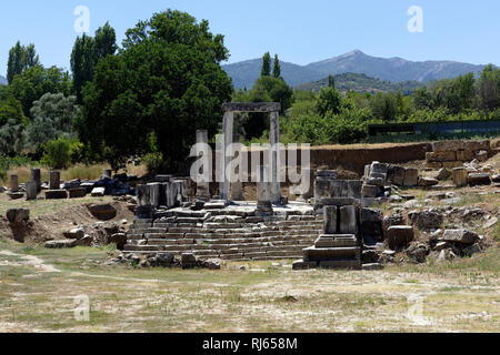 The Propylon, the entrance to the sanctuary of Greek goddess Hecate ...