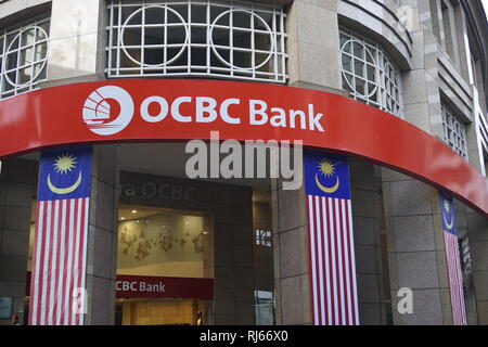 KUALA LUMPUR, MALAYSIA: OCBC Bank, Menara KL Tower, Wisma Lee Rubber ...