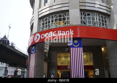 KUALA LUMPUR, MALAYSIA: OCBC Bank, Menara KL Tower, Wisma Lee Rubber ...