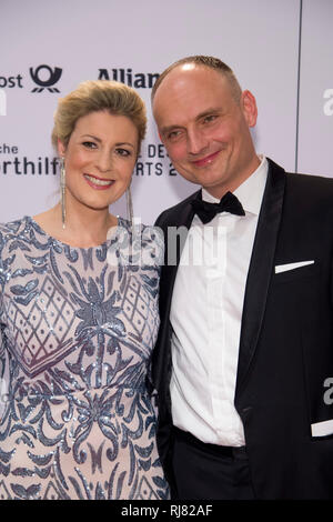 Christina RINGER, moderator, with Joachim RINGER ,, Red Carpet, Red ...