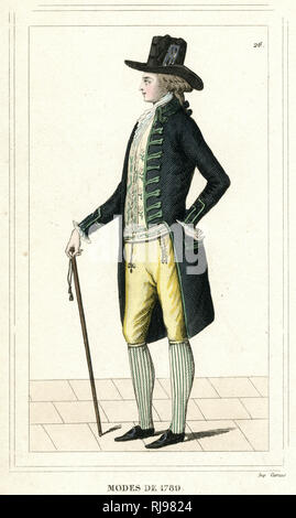 Men's clothing for 1789 Stock Photo - Alamy
