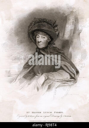 HESTER THRALE Friend of Dr Samuel Johnson, and wife of the brewer ...