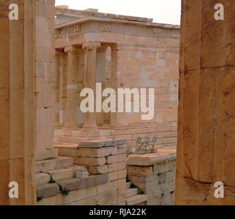 The Acropolis of Athens, including the Parthenon. 5th century BC Stock ...