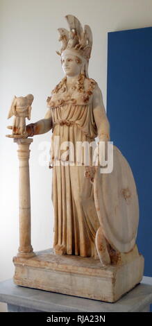 Reproduction of the Athena Parthenos statue in Parthenon in Nashville ...