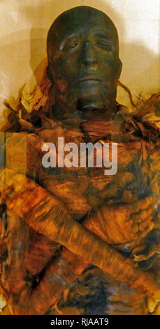 Reconstruction of the mummy of Ramesses II; died 1213 BC; reigned 1279 ...