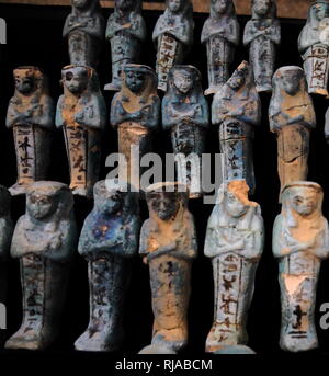 Egypt. Ushabti. (also called shabti). Funerary figurine, placed in ...