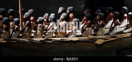 Ceremonial Barge 18th Dynasty; Egypt. Painted Wood. model boats were ...