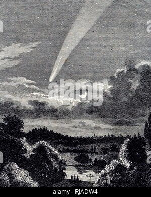 Great comet of 1843, illustration Stock Photo - Alamy