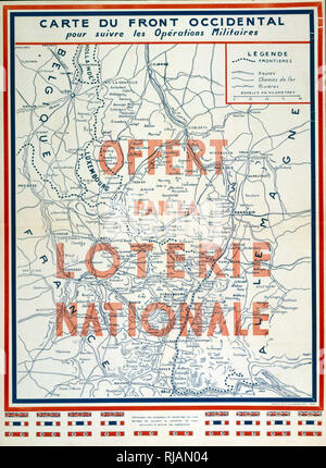 France World War Two Map - Situation Map No. 1 Amiens - Lille ...