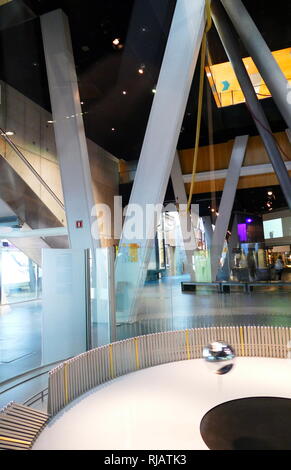 The Foucault pendulum or Foucault's pendulum is a simple device named ...