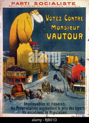 French poster for the Socialist Party (SFIO Stock Photo - Alamy