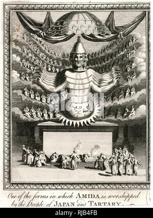 Amida deity, Japan Stock Photo - Alamy