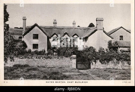 Devon East Budleigh Hayes Barton birthplace of Sir Walter Raleigh Stock ...