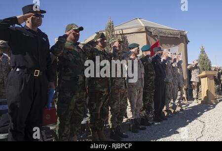 CAMP SHORAB, Afghanistan — Senior leaders with the Afghan National ...