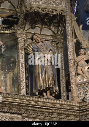REMATE DEL RETABLO MAYOR - CALVARIO - SIGLO XVI. Author: BALMASEDA JUAN ...