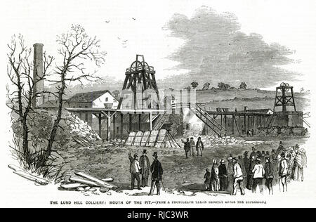 Coal Mining, South Hetton Colliery, 19th Century Stock Photo: 135097899 ...