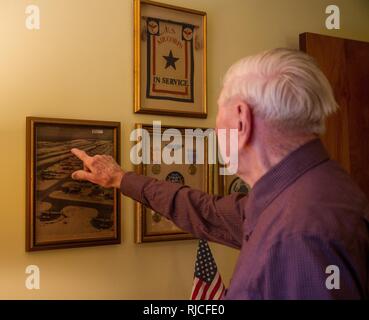 John Samuel Dellinger, a 96-year-old veteran and native of Charlotte ...