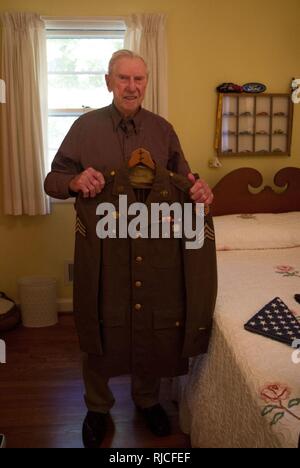 John Samuel Dellinger, a 96-year-old veteran and native of Charlotte ...