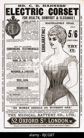 Harness' electric corset - a boon to women of all ages Stock Photo - Alamy