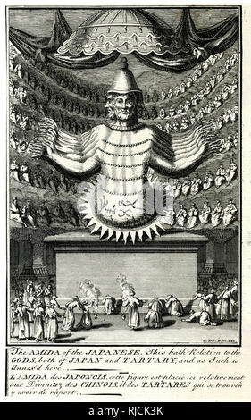 Amida deity, Japan Stock Photo - Alamy