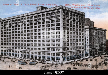 Marshall Field Co retail store on State Street downtown Chicago Stock ...