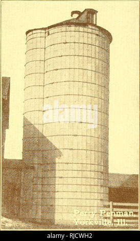 . Cement stave silos. Silage; Concrete construction. CEMENT STAVE SILOS ...