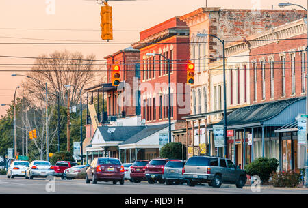 Broad Street (the Main Street) in downtown Selma, Alabama, USA Stock ...