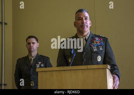 Major General William F. Mullen III, base commanding general, Marine ...