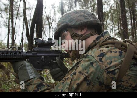 Pvt. Mason E. Mead, student in an Assaultman Course with Infantry ...
