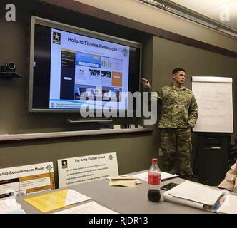 CW3 Michael Osborne teaches in the CES Intermediate Course on Jan. 22 ...