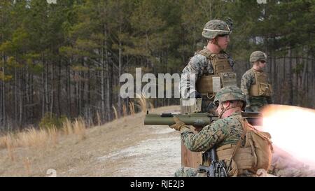An anti-tank grenade launcher, used in the war in Ukraine, on a white ...