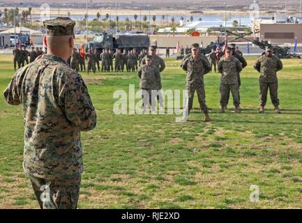 Sgt. Maj. Travis L. Debarr, the outgoing battalion sergeant major, and ...