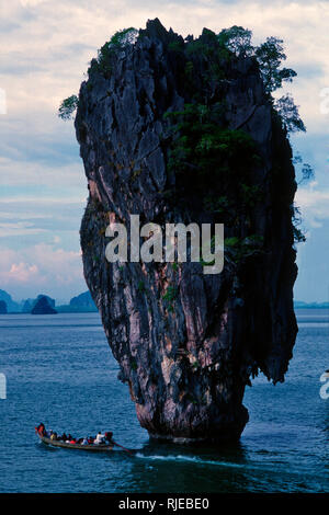 Khao Phing Kan, known as James Bond island, Phang Nga Bay, Thailand ...