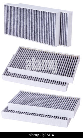 Carbon filter car isolated on a white background Stock Photo - Alamy